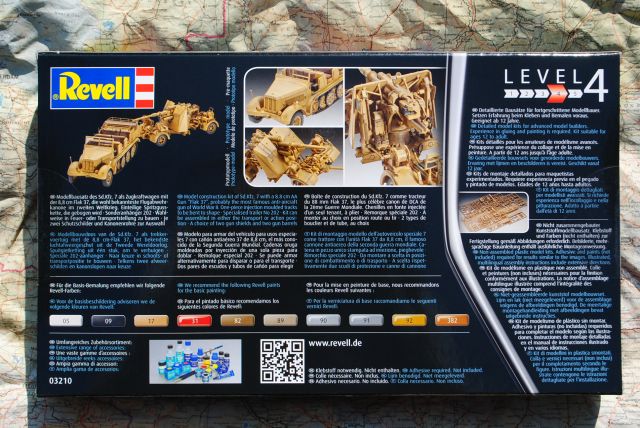 Revell REV03210 Sd.Kfz.7 with 88mm FLAK 37 Gun Modelbouw vliegtuig