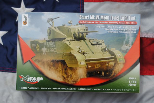 MIRAGE Hobby MIH726089 Stuart Mk.VI M5A1 "Late" Light Tank Model airplane