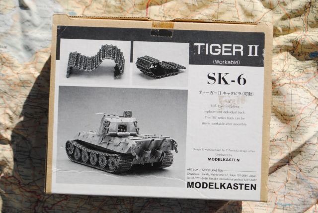 MODELKASTEN TIGER II TRACKS "WORKABLE" Modelbouw legervoertuig