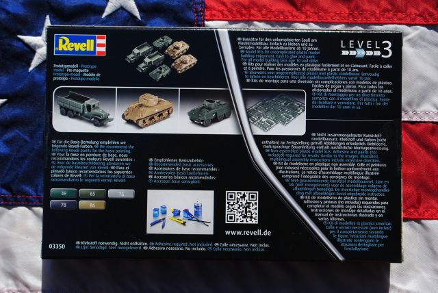 Revell REV03350 US ARMY VEHICLES WWII Model Army Vehicle