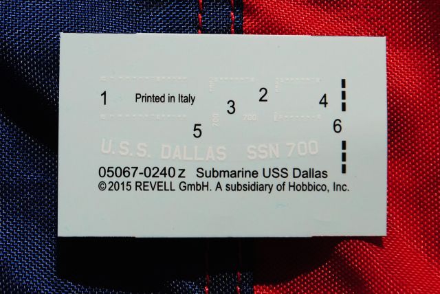 Revell 05067 USS DALLAS SSN-700 - grootste modelbouwwinkel van
