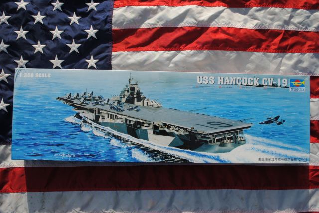Trumpeter TR05610 USS HANCOCK CV-19 Model airplane