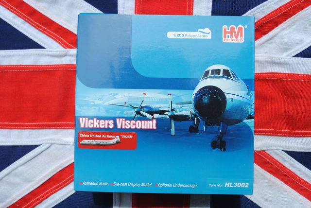 Hobby Master HL3002 Vickers Viscount "China United Airlines" Model airplane