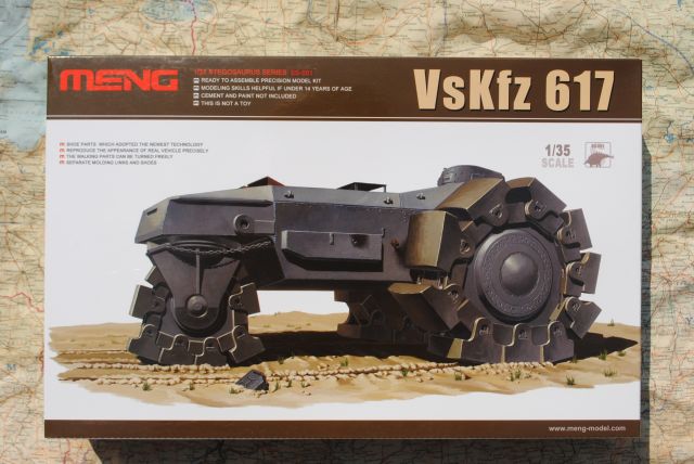 MENG MESS-001 VsKfz 617 Model Army Vehicle