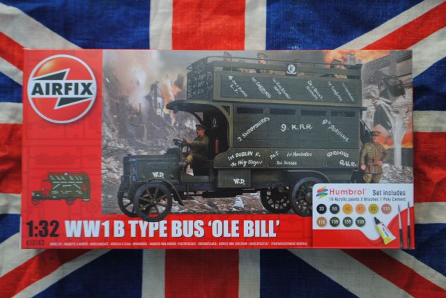 Airfix A50163 WW1 B TYPE BUS "OLE BILL" Model car