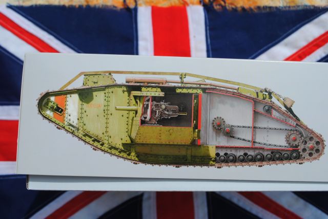 TAKOM TAK2009 WWI Heavy Battle Tank MARK IV "Female" Model Army Vehicle