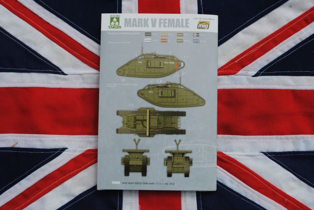 TAKOM TAK2034 WWI Heavy Battle Tank MARK IV Model Army Vehicle