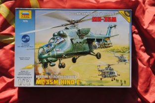 Zvezda ZVE7276 MI-35M HIND E Russian Attack Helicopter Model helicopter