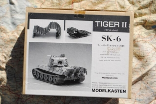 MODELKASTEN TIGER II TRACKS "WORKABLE" Model Army Vehicle